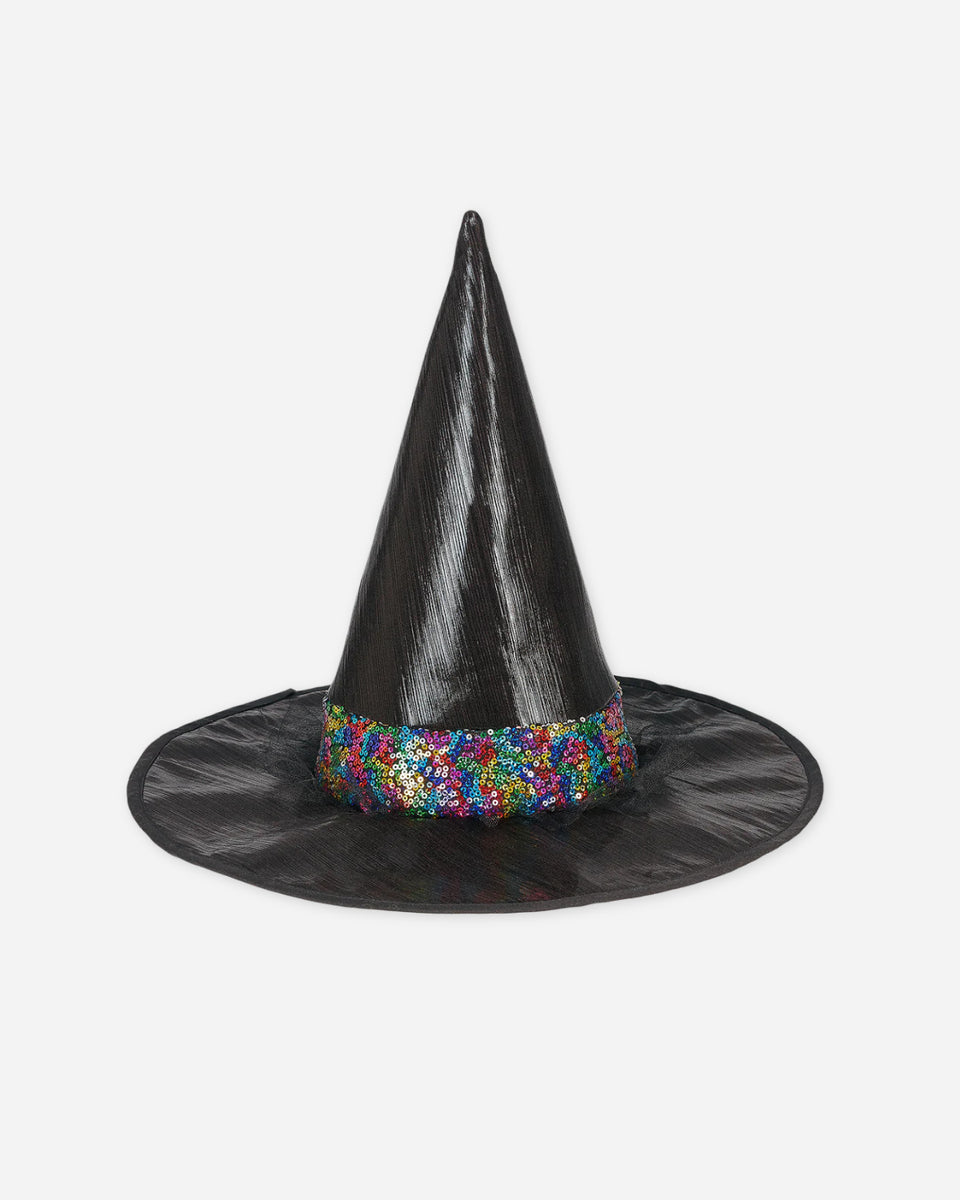Chapeau pointu de sorcière bleu étoilé I Bobine Paris